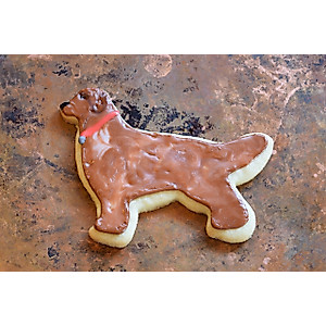 Golden Retriever Dog Breed Cookie Cutter 4.75 X 3.5 inches - Handcrafted Copper Cookie Cutter by The Fussy Pup