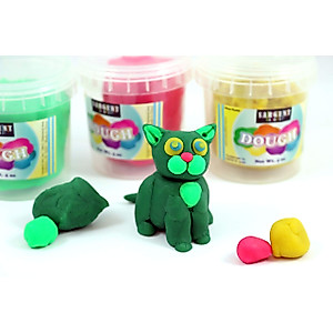 Sargent Art Fun Dough Play Assortment, 7 Different Bright Colors 4 Ounces Each