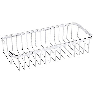 TOPINCN Bathroom Shelf Wall Mounted Stainless Steel Shower Caddy Shampoo Conditioner Holder Storage Basket Organizer Kitchen(#1)