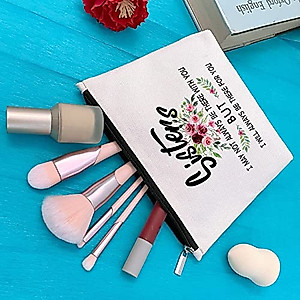 GevGuxLuo Sister Gifts from Sisters -Sister Birthday Gifts -Christmas Gift for Sister In Law Big/Little Sister -Sisters Makeup Bag Gift -I Will Always Be There for You