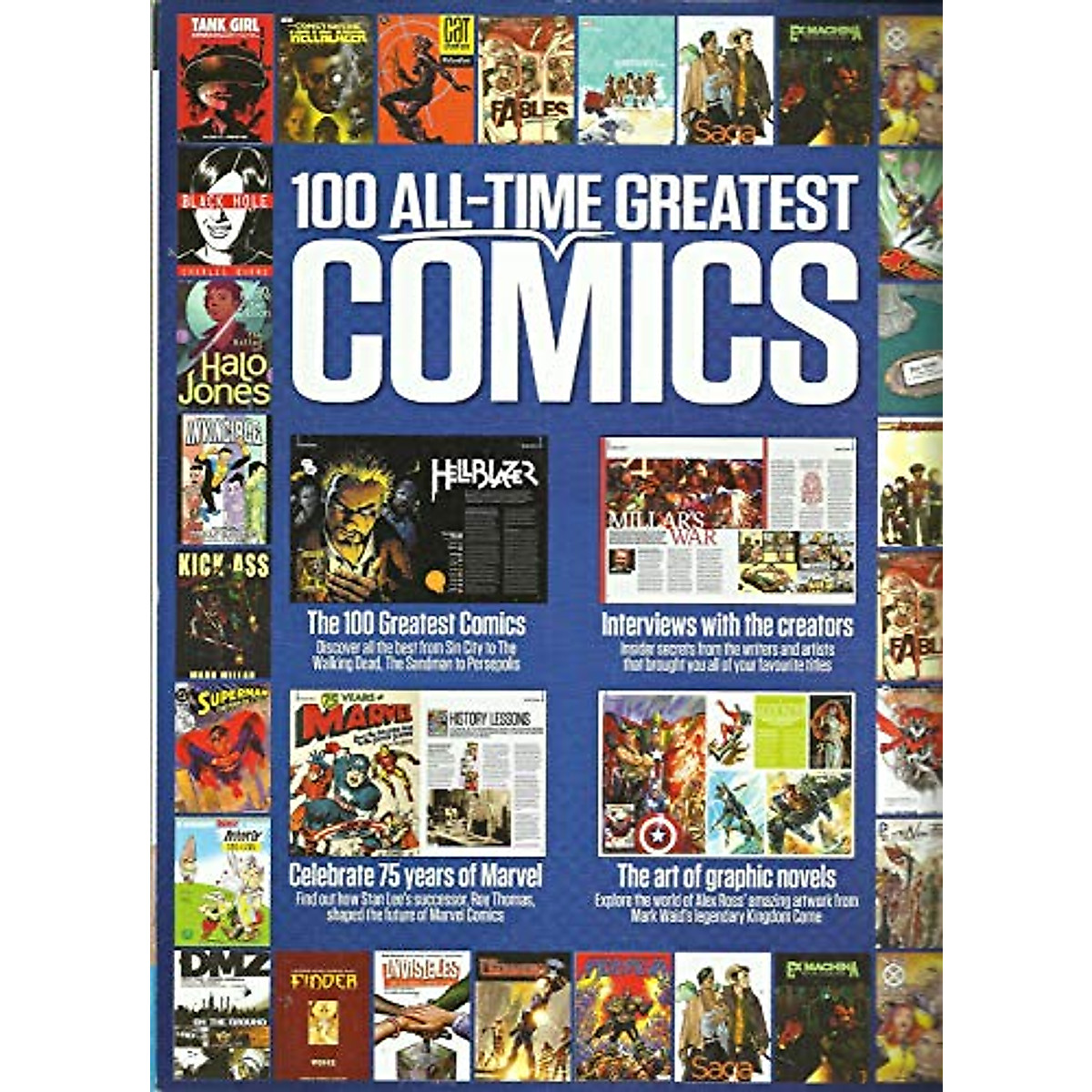 100 ALL-TIME GREATEST COMICS MAGAZINE EXCLUSIVE MARK MILLAR TALKS ISSUE, 2016