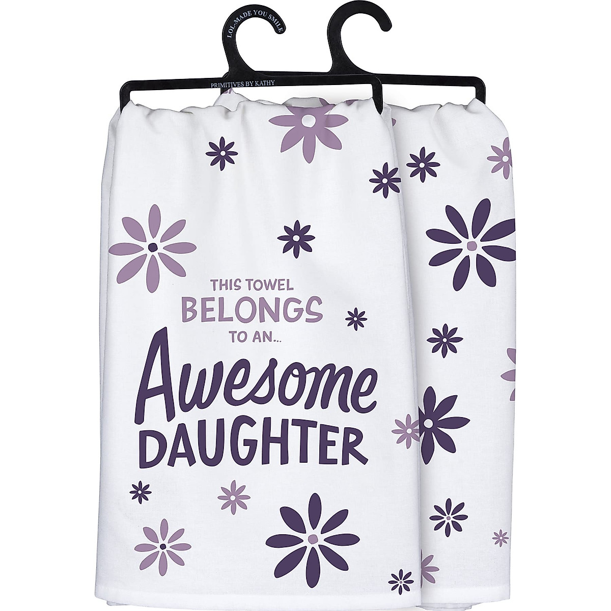 Primitives by Kathy This Towel Belongs to an ... Awesome Daughter Decorative Kitchen Towel
