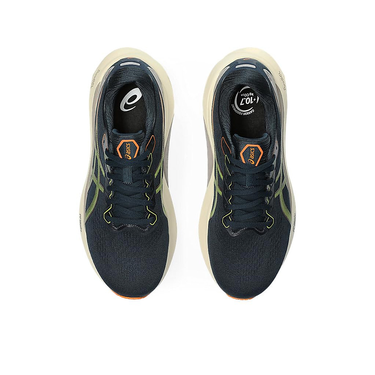 ASICS Men's GEL-KAYANO 30 Running Shoes, 12, FRENCH BLUE/NEON LIME