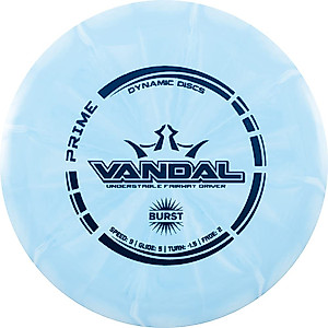 Dynamic Discs Prime Burst Vandal Fairway Driver Golf Disc [Colors May Vary] - 170-172g