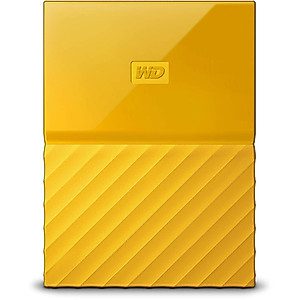 WD 2TB Yellow My Passport Portable External Hard Drive - USB 3.0 - WDBS4B0020BYL-WESN (Renewed)