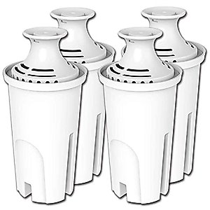 Replacement for Brita Filter, Brita Water Pitcher. PUREUP Filter Compatible with Brita Pitcher Filter Standards Grand, Lake, Capri, Wave Classic 35557, OB03,Pack of 4-Reduces Bad Taste & Odor
