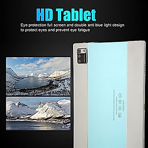 10 inch Android Tablet, 10 Core CPU 6GB 128GB HD IPS Touchscreen Android 11 Tablet 5G Dual Band Tablet PC Dual SIM Dual Standby 5G WiFi Tablet 8MP 20MP Camera Bluetooth WiFi GPS, 8000 mAh Battery(#2)