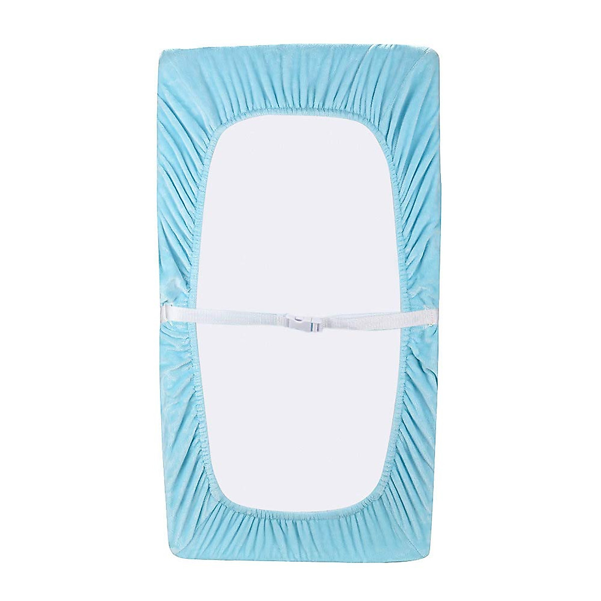 Coral Velvet Nursery Diaper Changing Table Cover Baby Girl Baby Boy Diaper Changing Pad Cover 1PC (Blue Turtle)