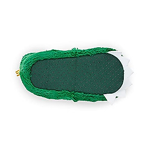 Simple Joys by Carter's Unisex Babies and Toddlers Fuzzy Slipper, Alligator, Small Toddler