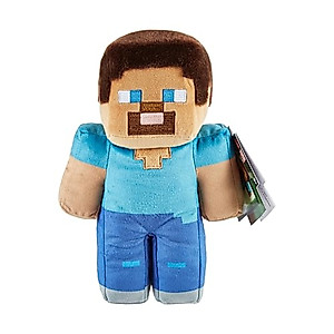 Mattel Minecraft Basic Plush Character Soft Dolls, Video Game-Inspired Collectible Toy Gifts for Kids & Fans Ages 3 Years Old & Up