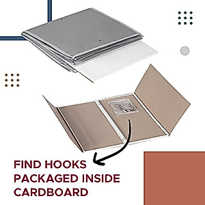 Hanging Closet Organizers with 4 Shelves - Closet Storage and RV Closet Organizer - Grey with Black Metal Rod - 24” W x 12” D x 29-1/2” H - Perfect for College Dorms