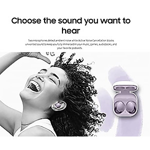 SAMSUNG Galaxy Buds2 True Wireless Earbuds Noise Cancelling Ambient Sound Bluetooth Lightweight Comfort Fit Touch Control, International Version (Graphite)