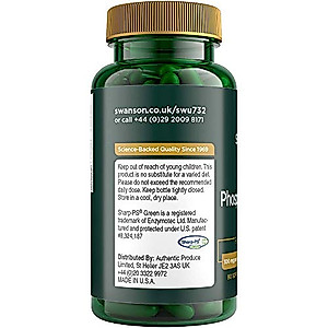 Swanson Sunflower Phosphatidylserine Soy-Free 100 Milligrams 90 Sgels