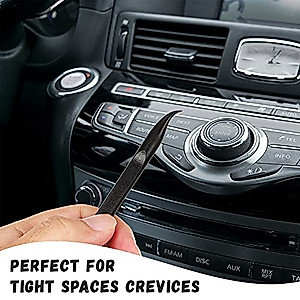 18 Pieces Non-Scratch Plastic Scraper Tool Carbon Fiber Plastic Scraper Multi-Purpose Scraper Pen-Shaped Scraper Cleaning Scraper Tool for Cleaning Small and Narrow Space