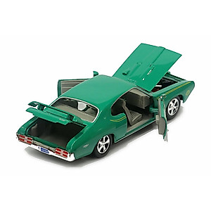 1969 Pontiac GTO Judge, Green - Motormax 73242 - 1/24 scale Diecast Model Toy Car