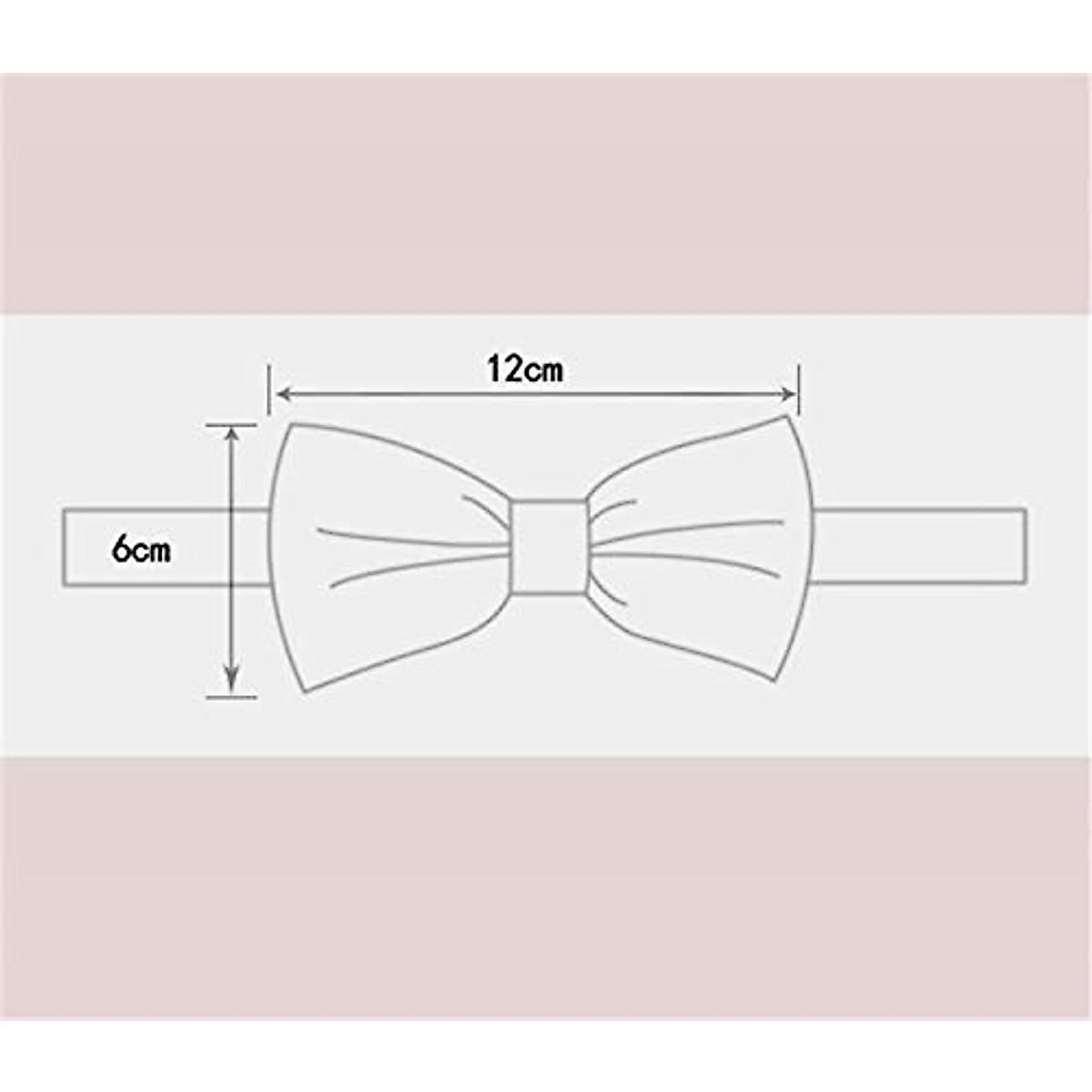 Andongnywell Knit Bow Tie Mens Vintage Adjustable Pre Tied Knitted Woven Bowtie Stripes Pre-tied Knit Bow Tie (Blue,One Size)