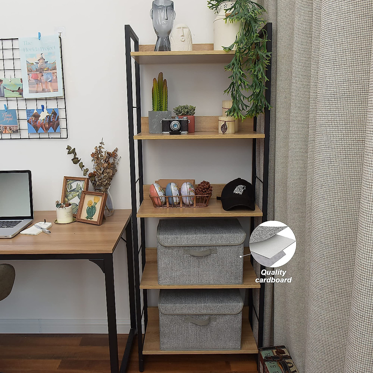 GRANNY SAYS Bundle of 2-Pack Large Storage Bins with Lids & 2-Pack Socks Storage Organizers