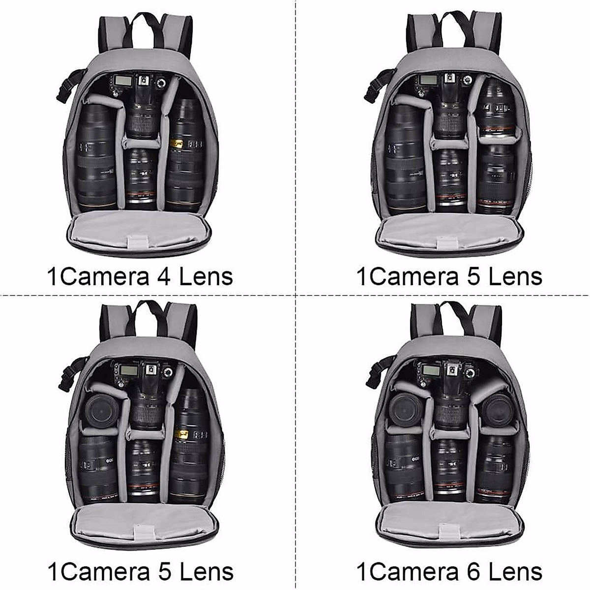 JUSTYINUO Mirrorless SLR Digital SLR Camera Backpack Photo Pouch Outdoor Waterproof And Scratchproof Fit For Canon Fit For Nikon Fit For Sony Fit For Panasonic Fit For Fuji Fit For Olympus camera bags