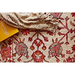 Loloi Rugs, Zharah Collection - Berry Area Rug, 5' x 7'6"