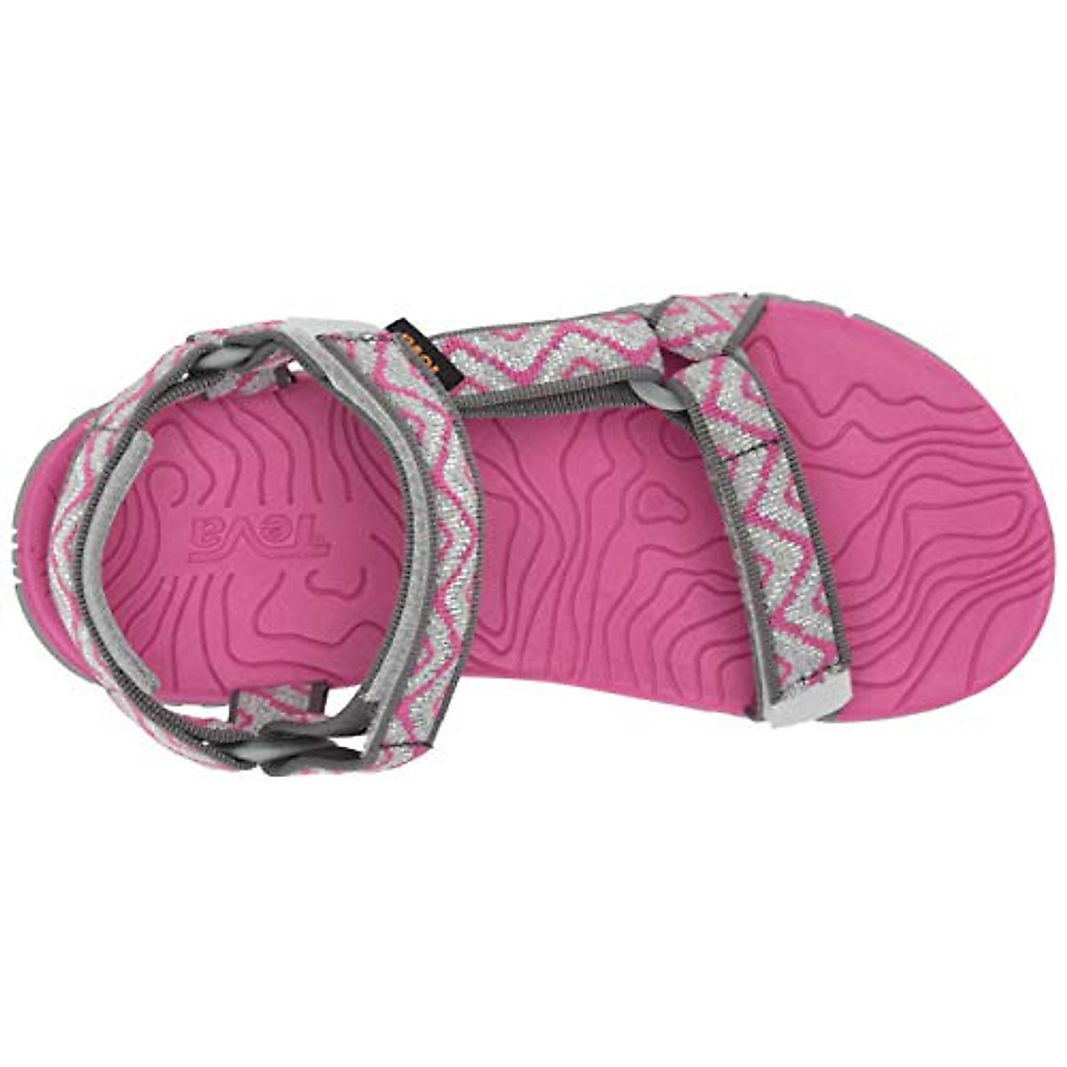 Teva Girls Hurricane 3 Sandal, Balboa Fucshia RED, 7 Toddler