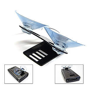 Ramtech Car Windshield Mount Bracket + 4 Suction Cups Kit for Radar Laser Detector, Compatible with Beltronics STi Driver/Express 795 / Pro 100 200 300 500 / Vector 895 940 955 965 995, WMLK