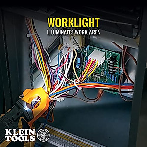 Klein Tools CL445 HVAC Clamp Meter, Auto-Ranging TRMS, NCVT, Measures Voltage, Current, Temperature, Micro Amps, InRush and More 1 1/2-Inch Jaw