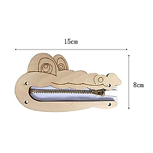 Esquirla Busy Material Gifts for Kindergarten Daycare Unisex, Zipper