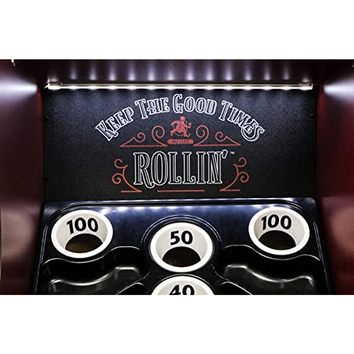 Skee-Ball Arcade Table Machine Game for Home Basement Recreation Room - Deluxe Nostalgic Classic Family Fun of Roll and Score - Made in The USA