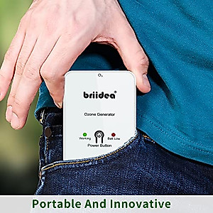 Briidea Portable Smell Control Generator Powered by USB, Lightweight and Rechargeable, Ideal for Outdoor Use