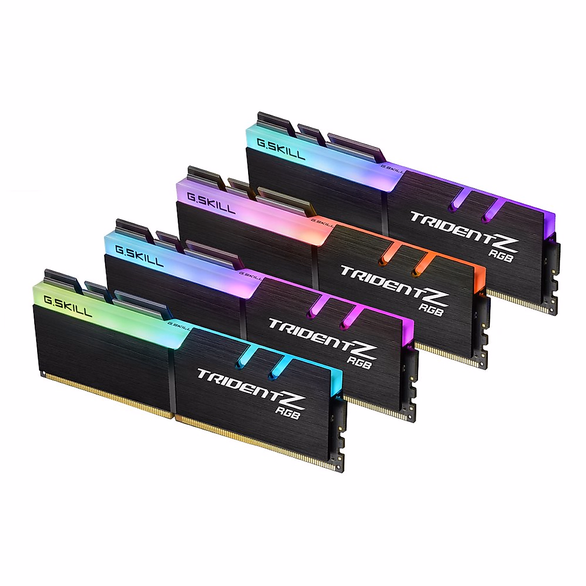 G.SKILL Trident Z RGB Series (Intel XMP) DDR4 RAM 32GB (4x8GB) 3200MT/s CL16-18-18-38 1.35V Desktop Computer Memory UDIMM (F4-3200C16Q-32GTZR)