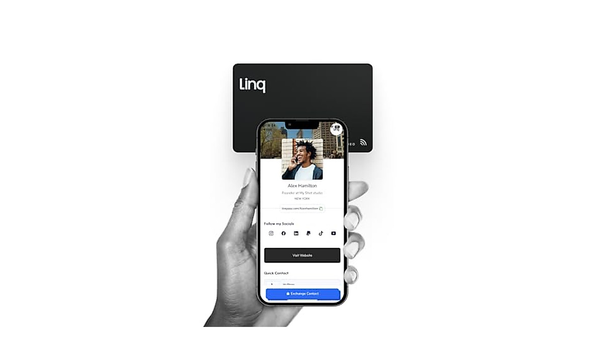 Linq Digital Business Card - Smart NFC Networking Solution