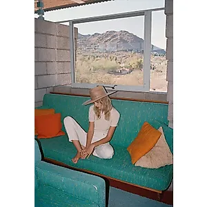 Lack of Color Women's Western Wide Palma Summer Hat (Natural, Small/Medium)