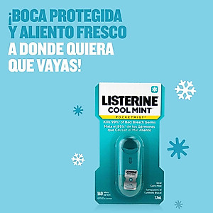 Listerine Pocket Mist Cool Mint 7.7 ml (Pack of 2)