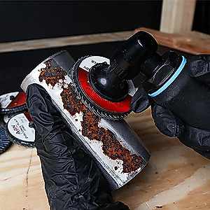 ABN Sandpaper Disc Set, 3in - T27 40 Grit High Density Zirconia Alumina 10pk Round Sander Flat Flap Round Sanding Pads