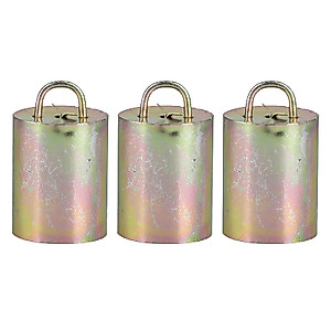 3Pcs Alloy Livestock Bells, Thickened Cow Horse Sheep Grazing Bells Animal Anti Theft Accessories Bells for Outdoor Stock Farm(#1)