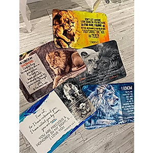 Jeremiah 29 Prayer Mat – EasyPray Soft Memory Foam - I Know The Plans I Have for You Lion of Judah Bible Verse Christian Prayer Mat (60x90cm)