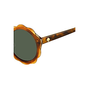 Kate Spade New York Women's Karrie/S Round Sunglasses, Brown/Green, 52mm, 22mm