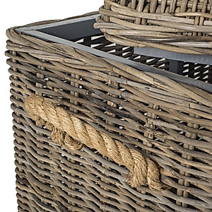 Safavieh Home Collection Salim Grey Rattan Storage Trunk