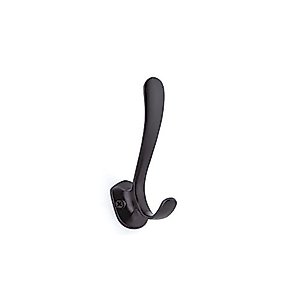 Richelieu Hardware T6210900 Contemporary Metal Hook, Matte Black