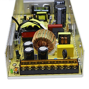 ALITOVE DC 12V 20A 240W Power Supply Transformer Switch AC 110V / 220V to DC 12V 20amp Switching Adapter Converter LED Driver for LED Strip Light CCTV Camera Security System