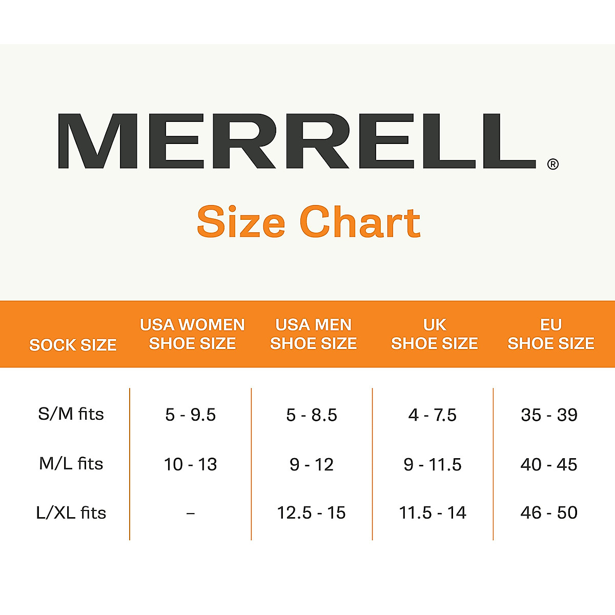 Merrell Unisex-Adult's Men's and Women's Merino Wool Work Socks-3 Pair Pack-Arch Support, Ankle-Charcoal, Medium-Large