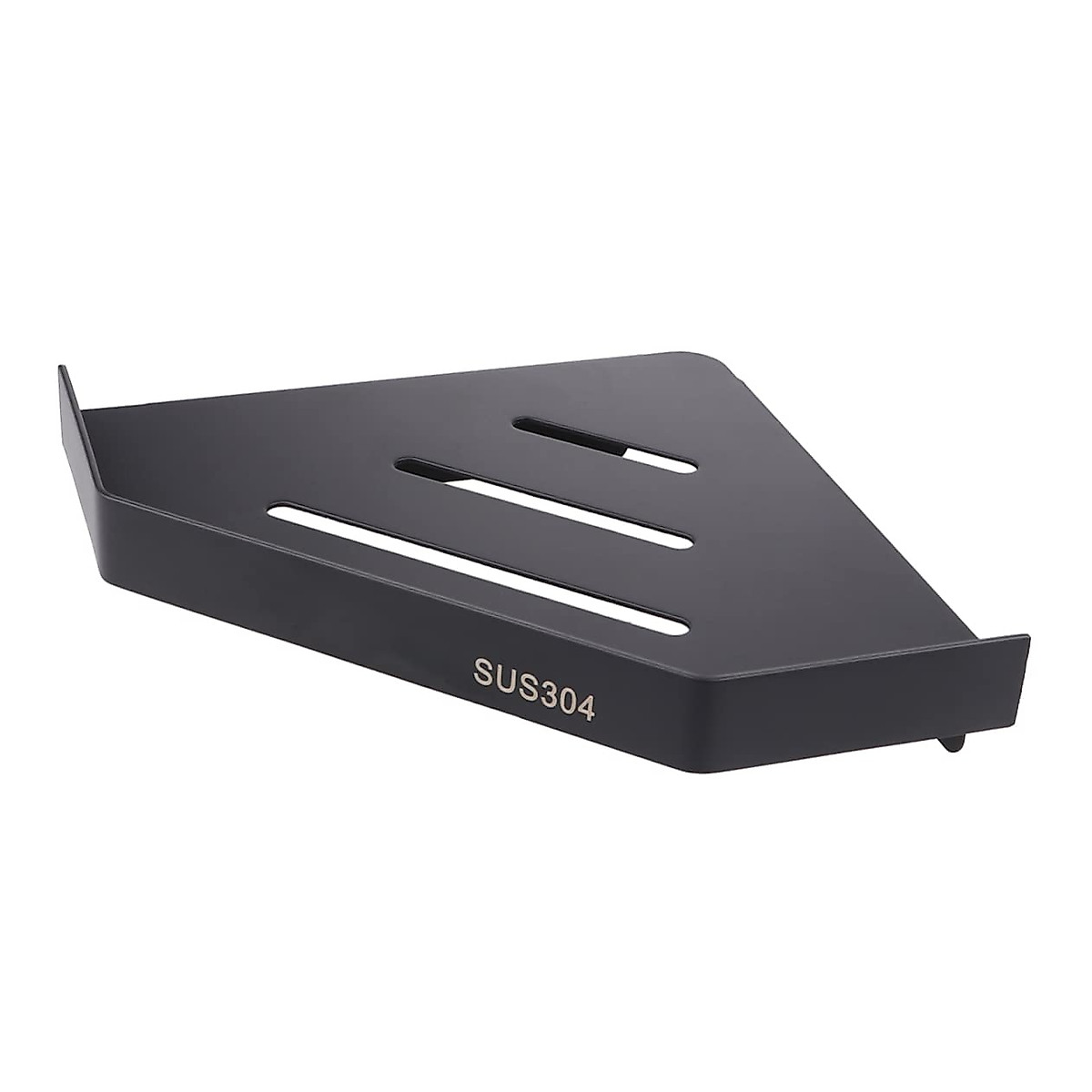 DOITOOL 2 Pcs Corner Storage Holder Storage Shelves Bathroom Corner Shelf Washroom Corner Shelf Shower Corner Shelf Storage Shelf Corner Storage Rack Black Shelf Bathroom Shelf Small Tray