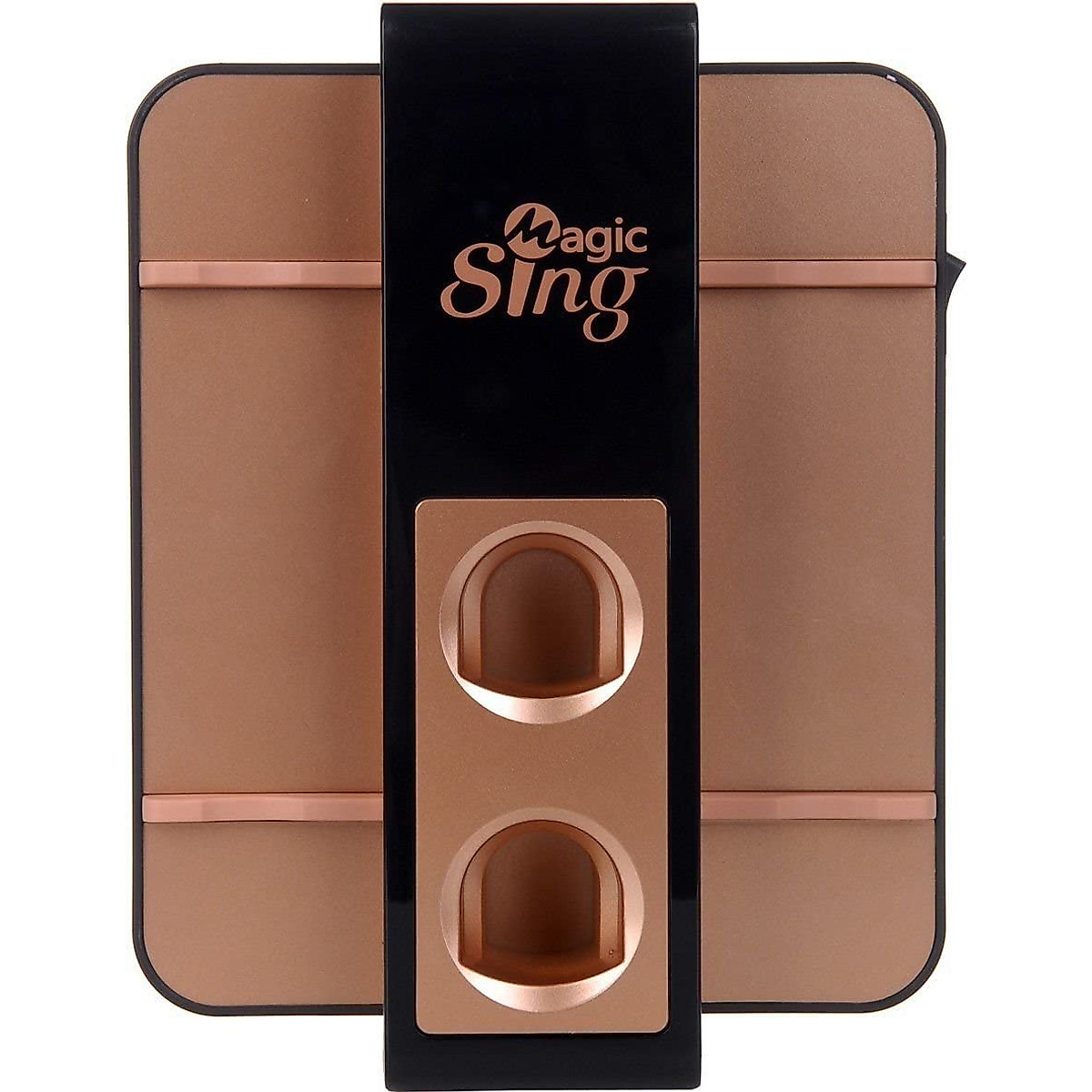 New Magic Sing E5+ 5000+ Tagalog English Builtin Songs + WiFi Karaoke Two Wireless Mics. Now with Over 600 Songs, and Counting,with Vocal Guide in MAGICSING Streaming APPs.