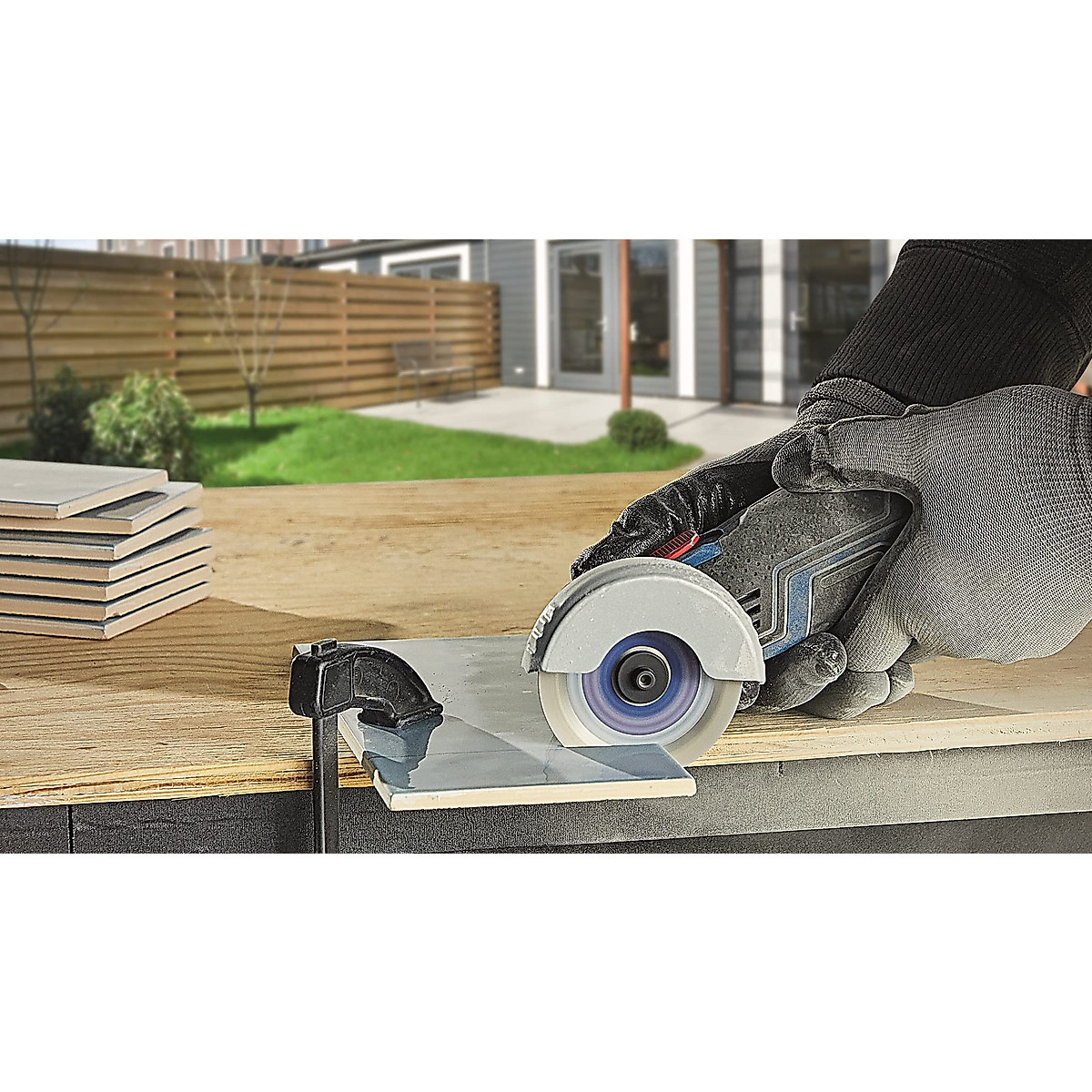 BOSCH CW1LM300 5-Pack 3 In. x 1/16 In. Metal Cutting Wheel 46 Grit Compatible with 3/8 In. Arbor Type 1A (ISO 41) for Fast Cutting Applications in Metal, Stainless Steel