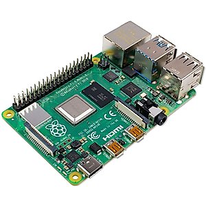 Raspberry SC15184 Pi 4 Model B 2019 Quad Core 64 Bit WiFi Bluetooth (2GB)