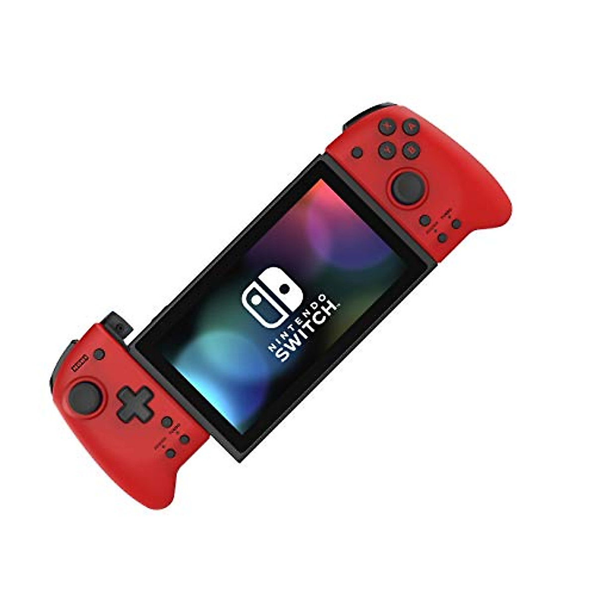 Hori Nintendo Switch Split Pad Pro (Red) Ergonomic Controller for Handheld Mode - Officially Licensed By Nintendo