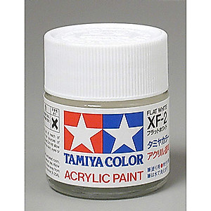 Tamiya Large Acrylic Paint, XF-2 Flat White - 81302 ^