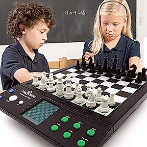 Top 1 Chess 𝗘𝗹𝗲𝗰𝘁𝗿𝗼𝗻𝗶𝗰 𝗖𝗵𝗲𝘀𝘀 𝗦𝗲𝘁 | Chess Sets for Adults | Chess Set for Kids | Voice Chess Computer Teaching System | Chess Strategy Beginners Improving Learning Board Game