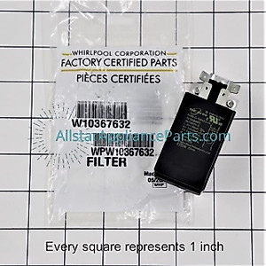 WPW10367632 Washing Machine Noise Filter
