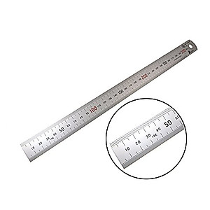 Shinwa H101-C 300 mm Rigid "Zero Glare" Metric Machinist Ruler/Rule Scale .5 mm & mm Markings